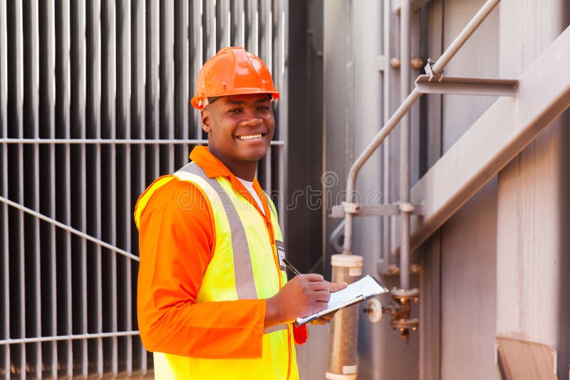 African electrical worker stock photo. Image of male - 43841398