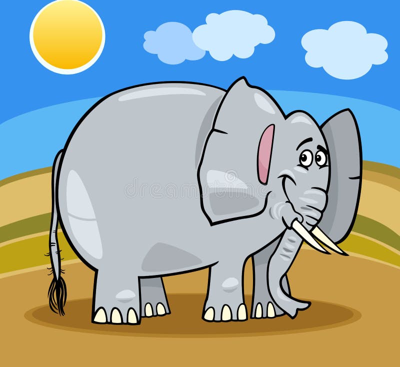 Cartoon Elephant Puzzle Game Stock Vector - Illustration of children ...
