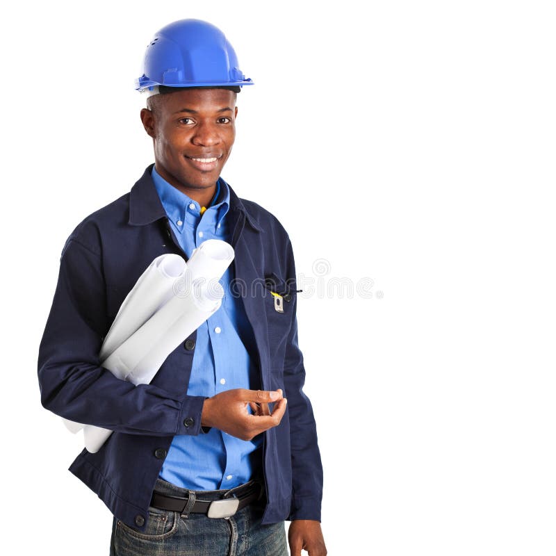 African engineer stock photo. Image of construction, industrial - 23912042