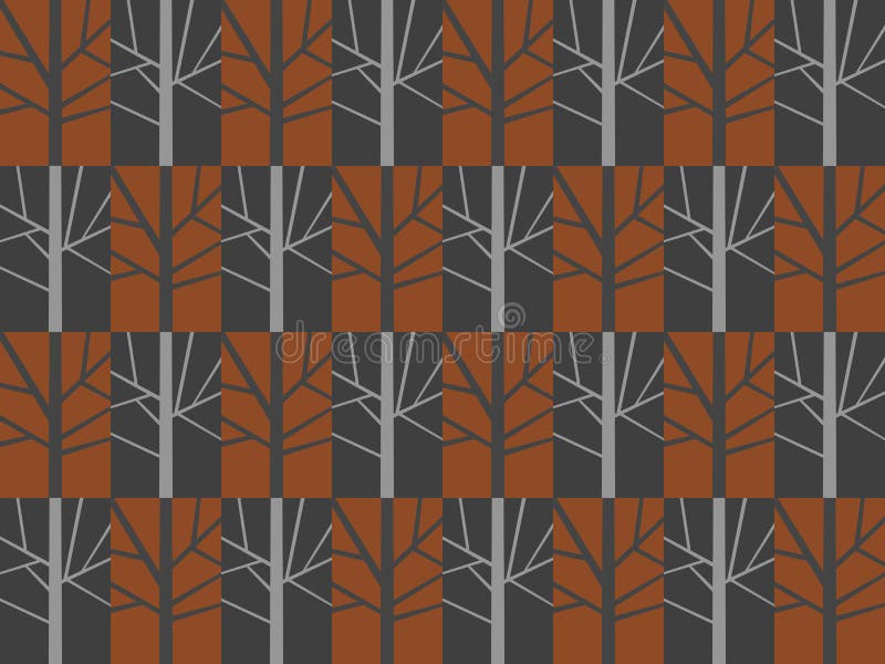 An African Fabric Seamless Pattern Design, Trees Pattern Abstract Stock ...