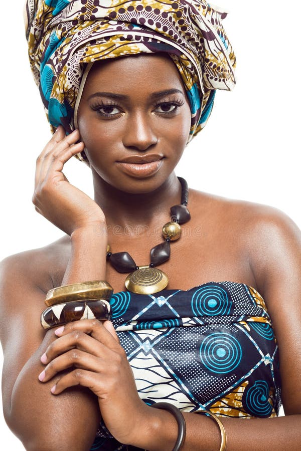 African fashion model. stock image. Image of face, black - 29011901