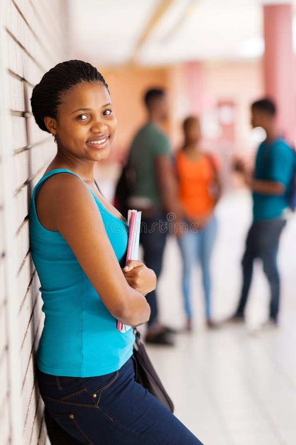 African female student stock photo. Image of afro, lady - 33011988