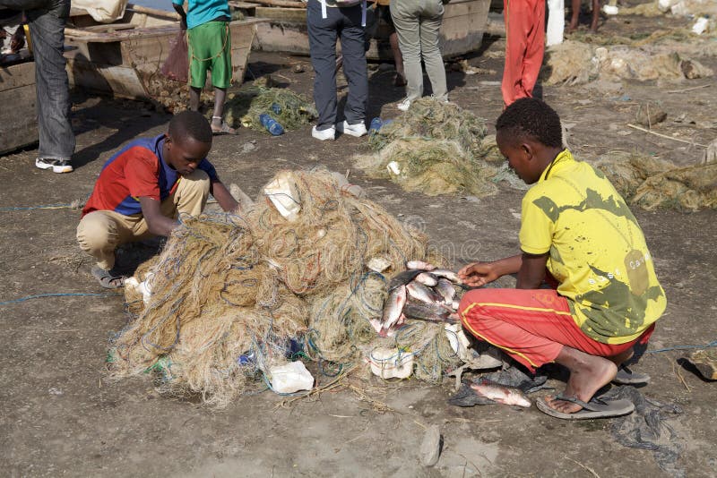 African fisherman editorial photo. Image of ethnic, people - 31434686