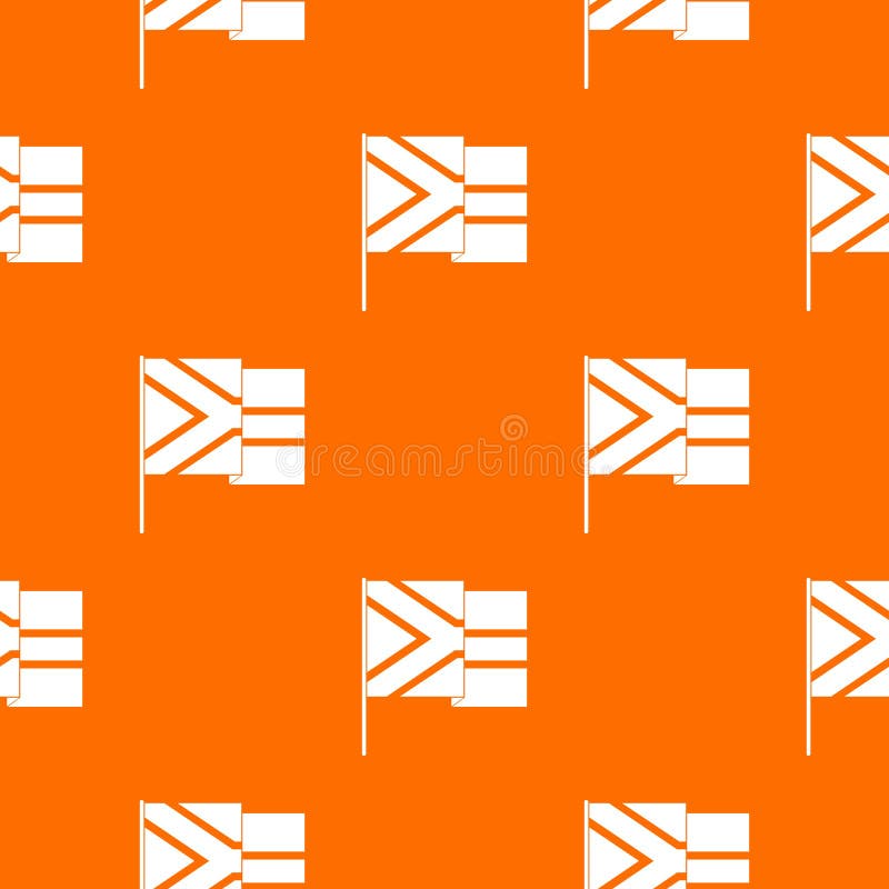 African Flag Pattern Vector Orange Stock Vector - Illustration of ...