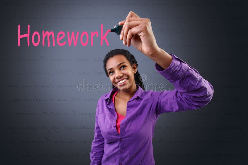 Face Of Afro-American Girl With Nice Smile Stock Photo - Image of ...