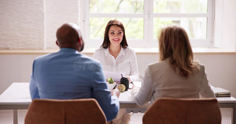 African Group Job Employment Interview Stock Image - Image of manager ...