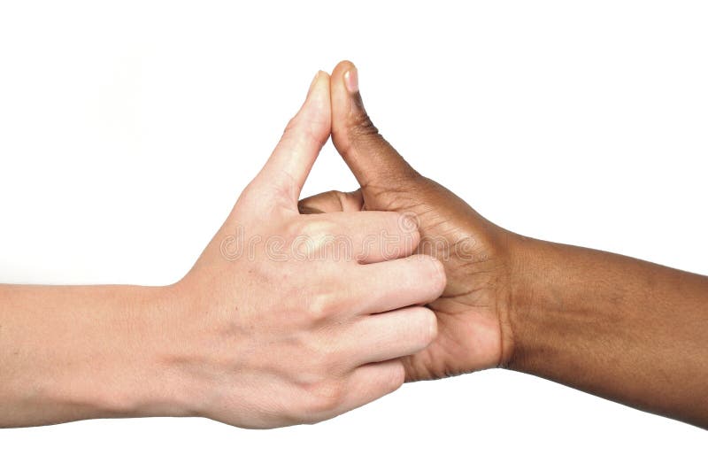 African Handshake stock image. Image of finger, meet, contrast - 8217921