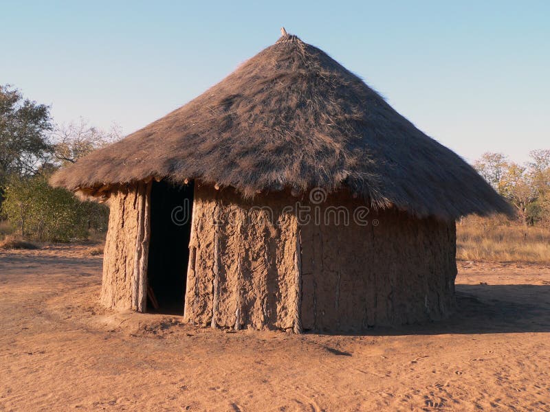 African Hut stock photo. Image of straw, village, travel - 10659326
