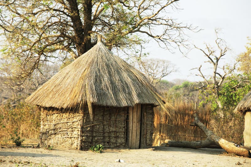 African hut stock image. Image of travel, bush, landscape - 11201067