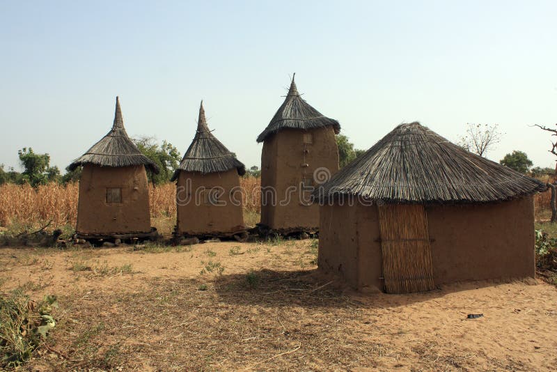 African hut stock image. Image of human, diversity, traditions - 9773345