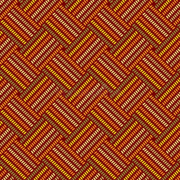 African Interwoven Pattern stock illustration. Illustration of artistic ...