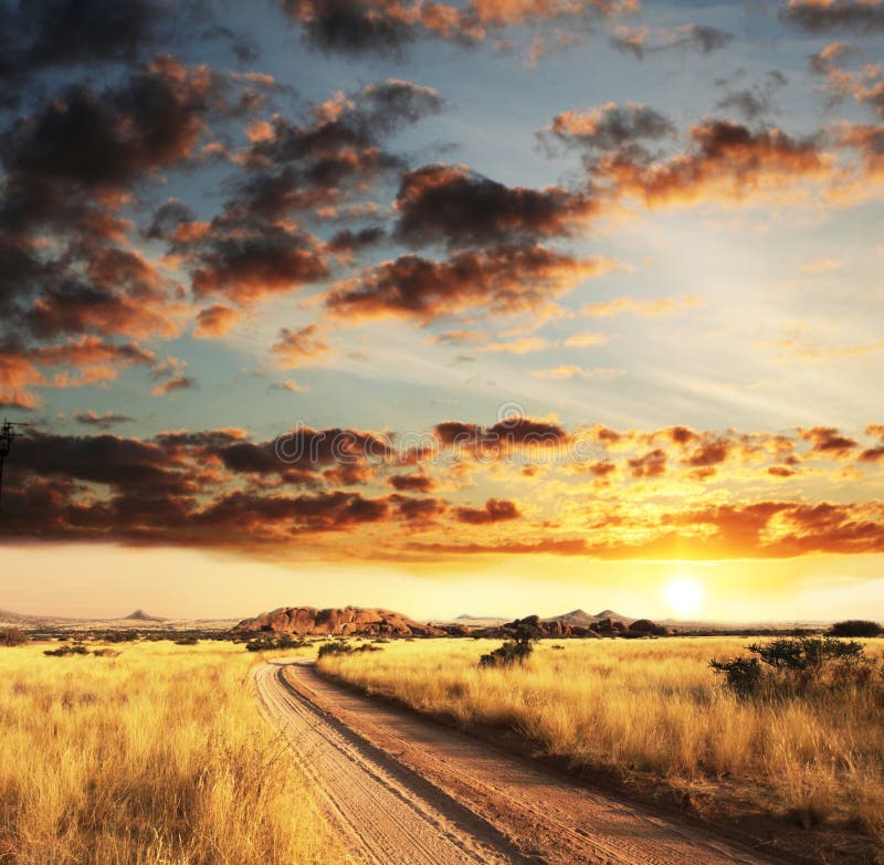 African landscapes stock photo. Image of road, landscape - 54154878