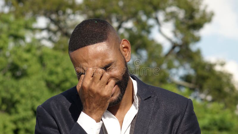 An African Male Crying stock photo. Image of africa - 261273134