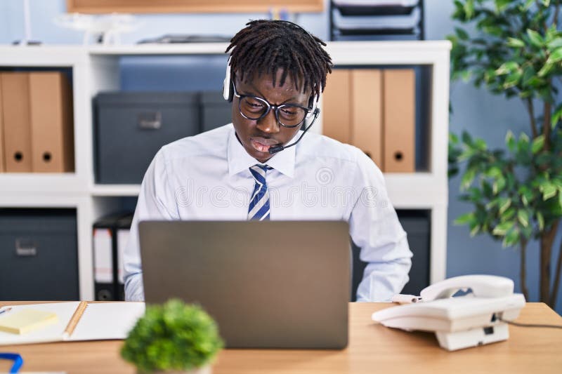 African Man with Dreadlocks Celebrating Birthday Holding Big Chocolate ...