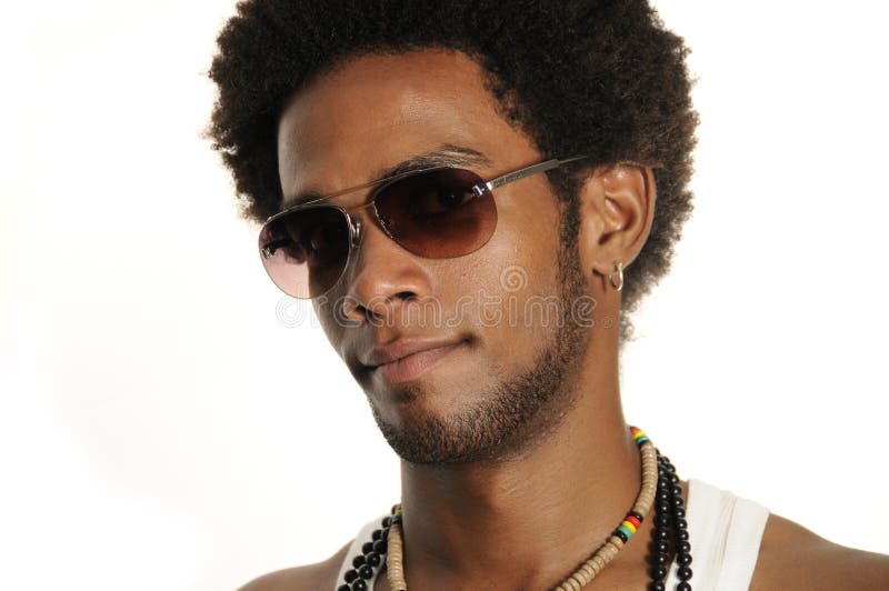 African man portrait stock image. Image of look, eyewear - 8811203