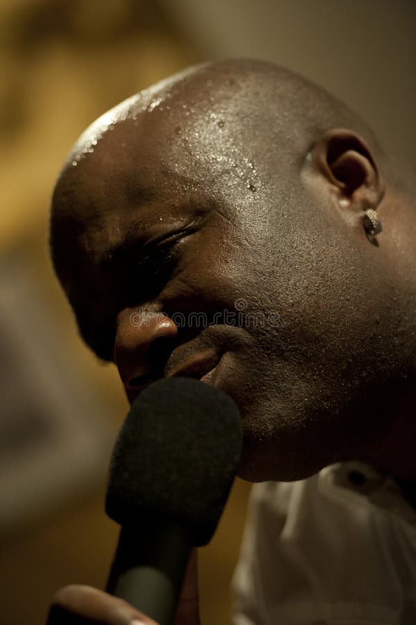African man singing live stock image. Image of singer - 23571579