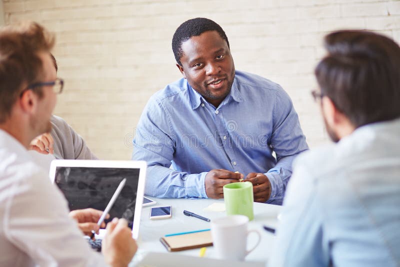 African manager stock photo. Image of businessman, group - 56638670