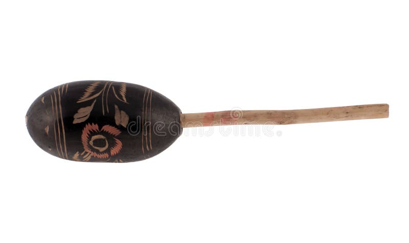 Native American Shaman Tool Stock Photo - Image of carved, musical ...