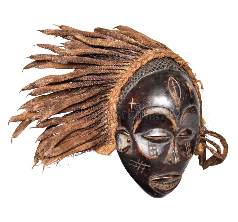 African mask stock image. Image of object, decorative - 4303147