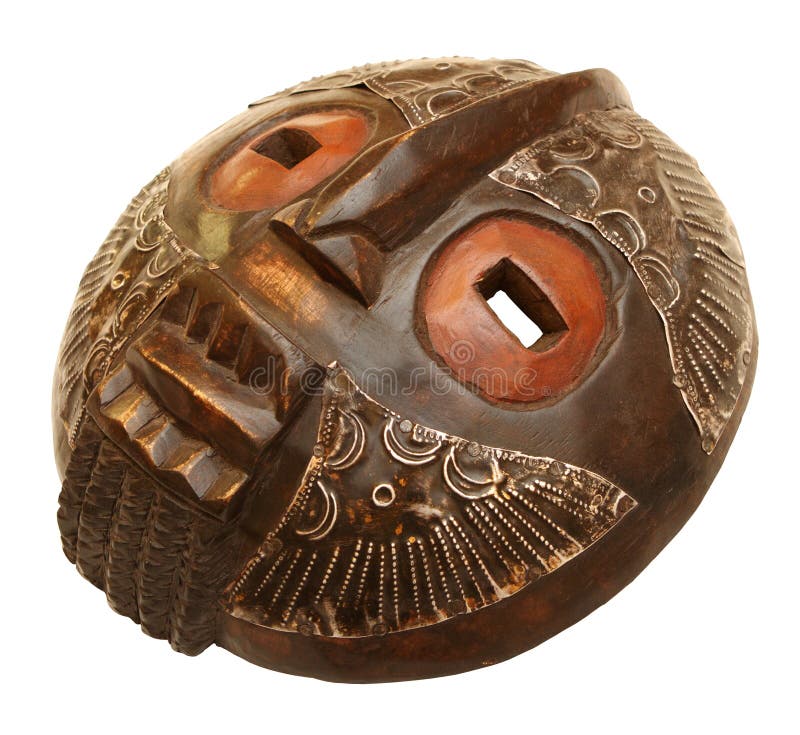 African mask stock photo. Image of ethnicity, object, ceremony - 7041644