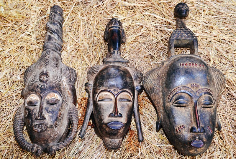 African Masks stock photo. Image of vendor, still, faces - 5591344