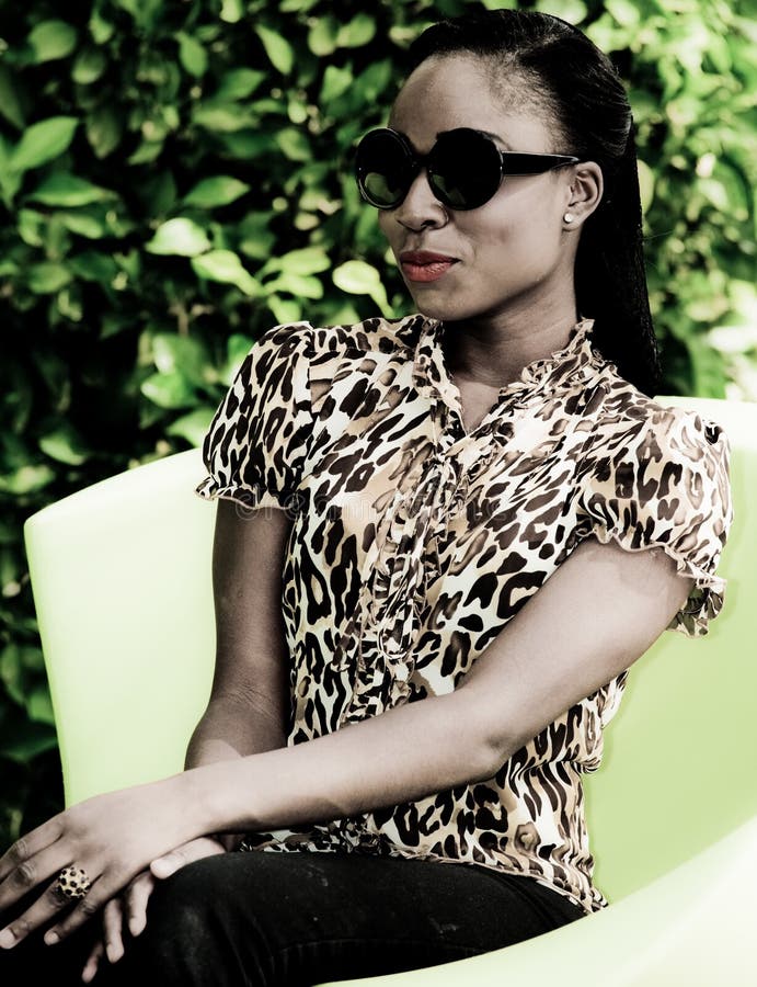 African Model stock image. Image of outside, expression - 9530349