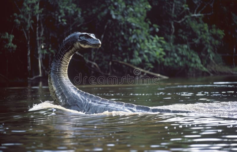 An African MokeleMbembe in the Congo River Basin Its Dinosaurlike Form ...