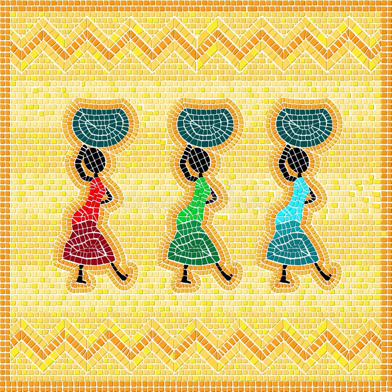 Vector African Traditional Patterns Stock Vector - Illustration of ...