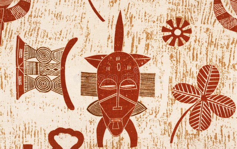 African Motives Background. Stock Photo - Image of cloth, background ...