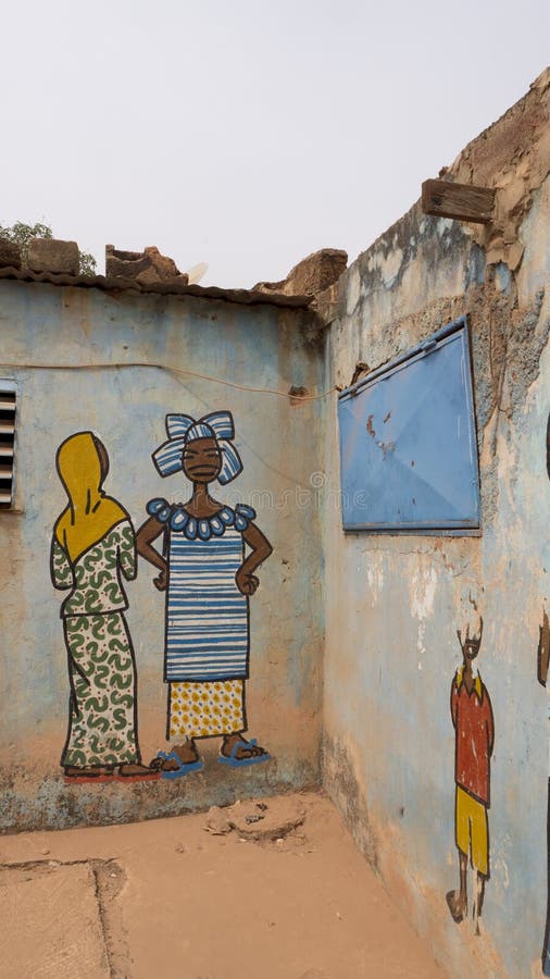 African Murals editorial image. Image of african, burkina - 88213260