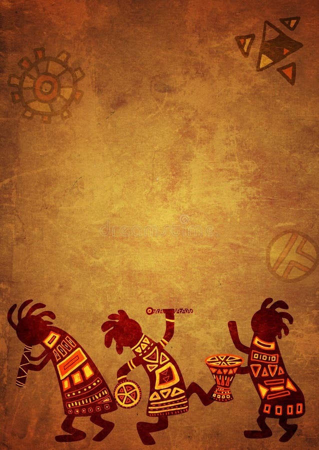 African national patterns stock illustration. Illustration of african ...