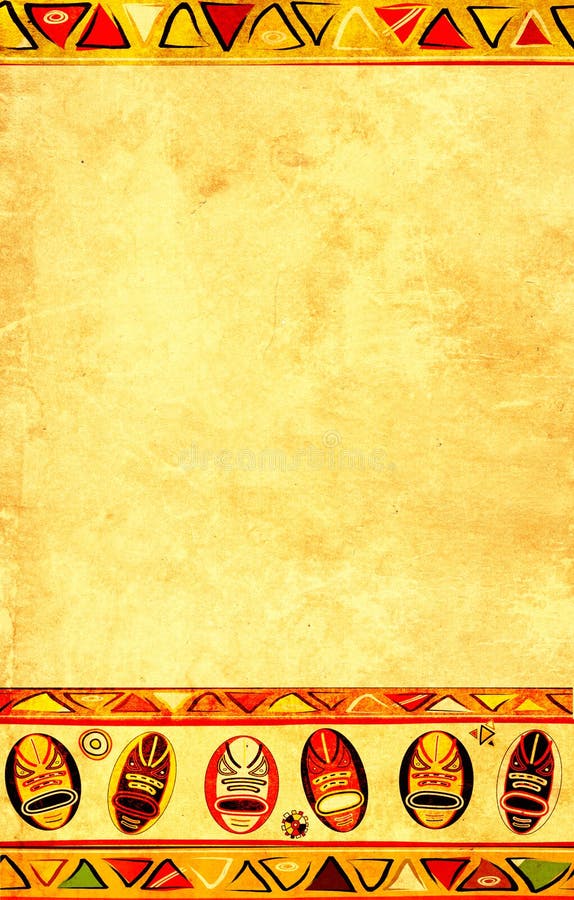 African national patterns stock illustration. Illustration of vertical ...