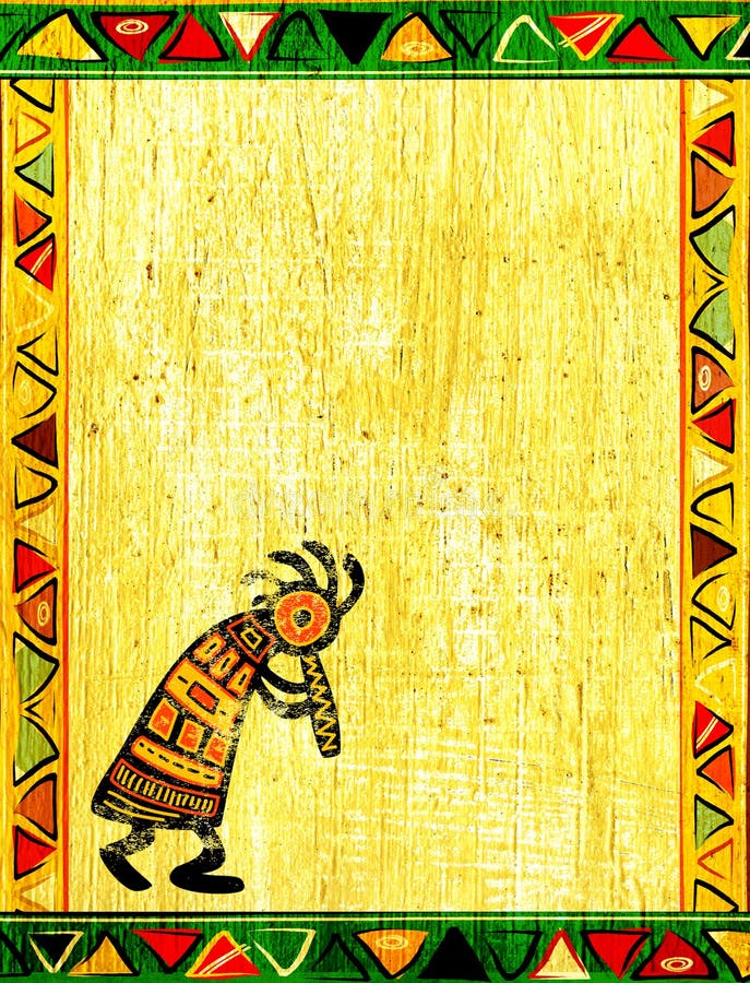 African national patterns stock illustration. Illustration of drum ...