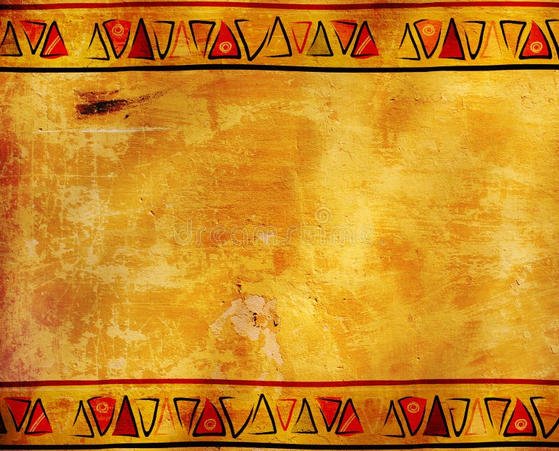 African national patterns stock illustration. Illustration of retro ...