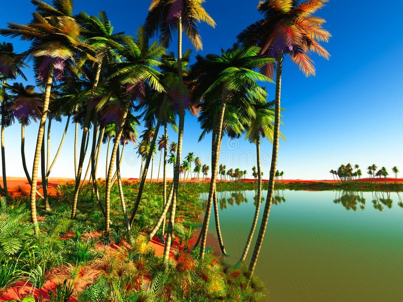 African oasis stock photo. Image of exotic, oasis, landscape - 34467220