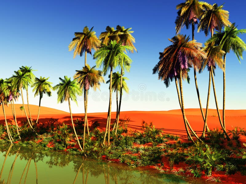 African oasis stock photo. Image of holiday, natural - 60794870