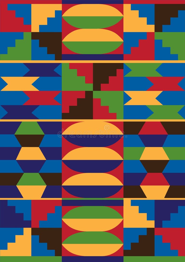 African Rectangle Pattern Stock Illustrations – 1,561 African Rectangle ...