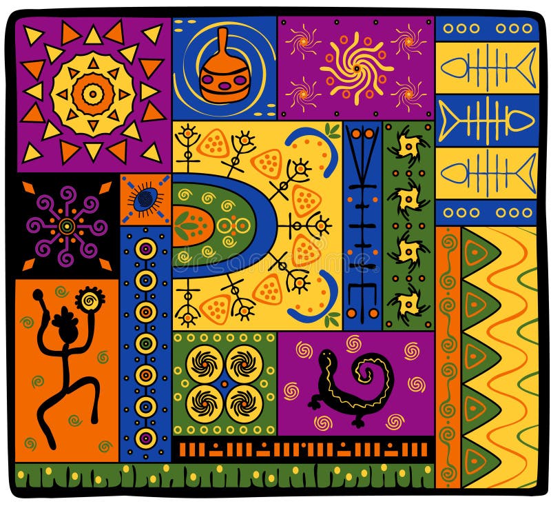 African Art Patterns For Children