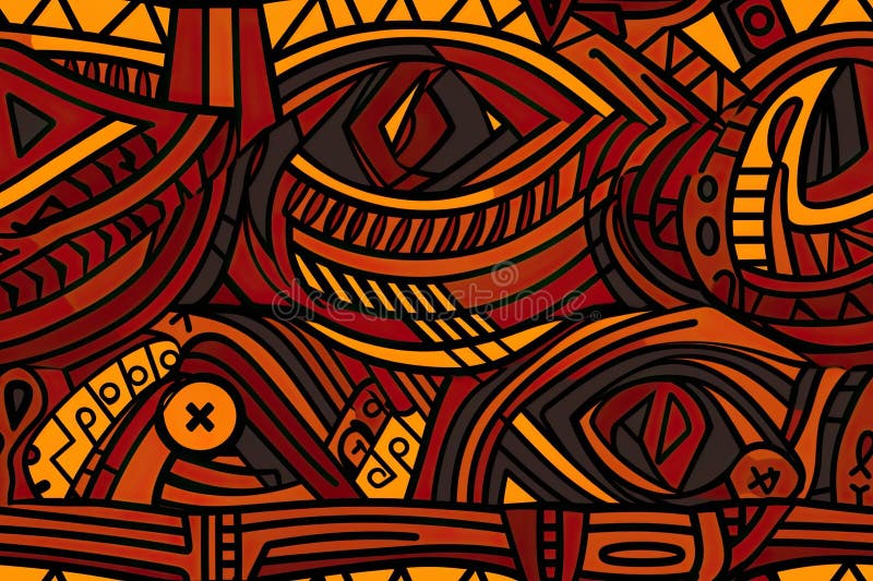 African pattern stock illustration. Illustration of striped - 307933662