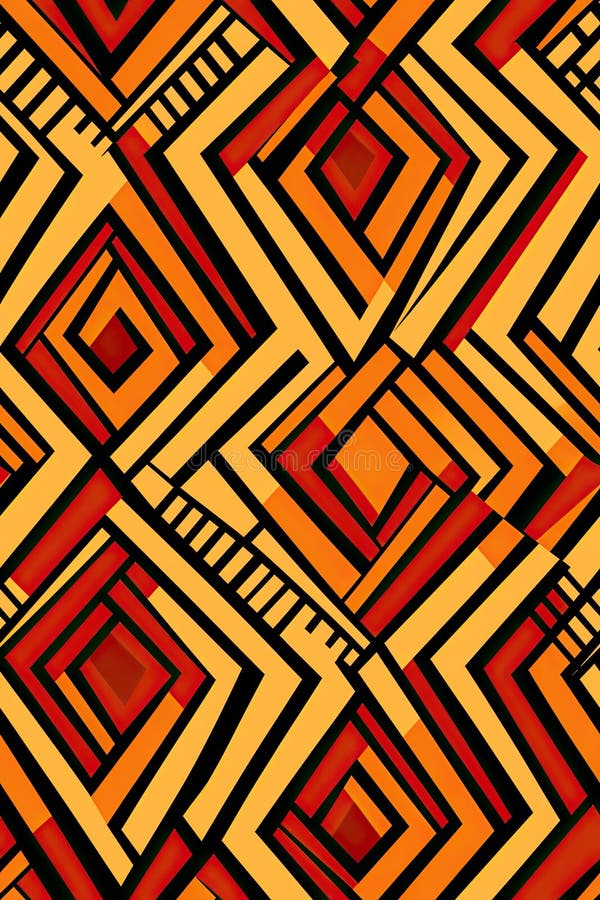 African pattern stock illustration. Illustration of composition - 299633975