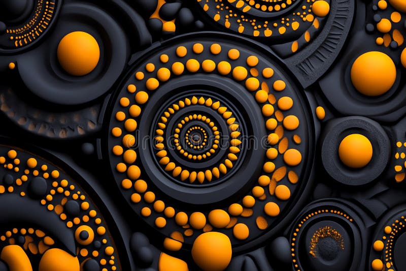 African Pattern, Circular Patterns, Symbols of Eternity Represent the ...