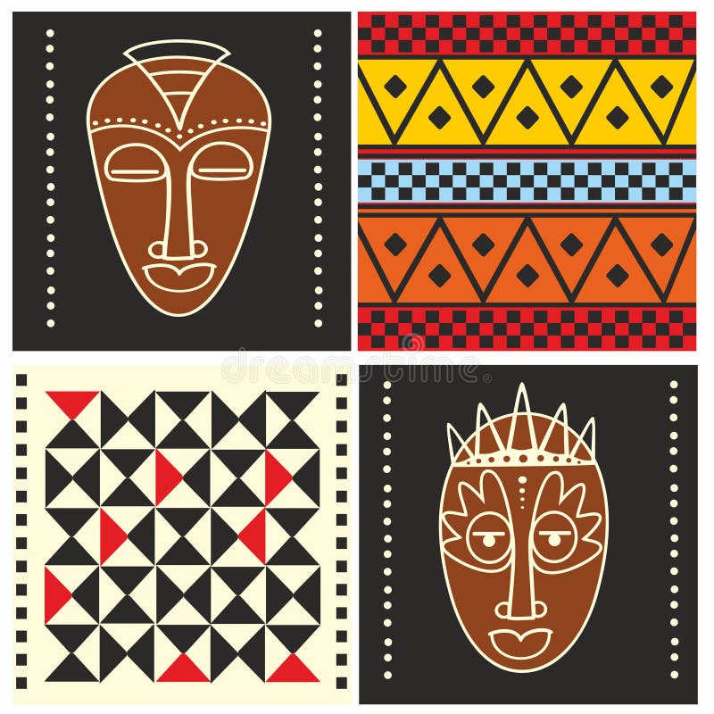 African pattern stock vector. Illustration of pattern - 72354225