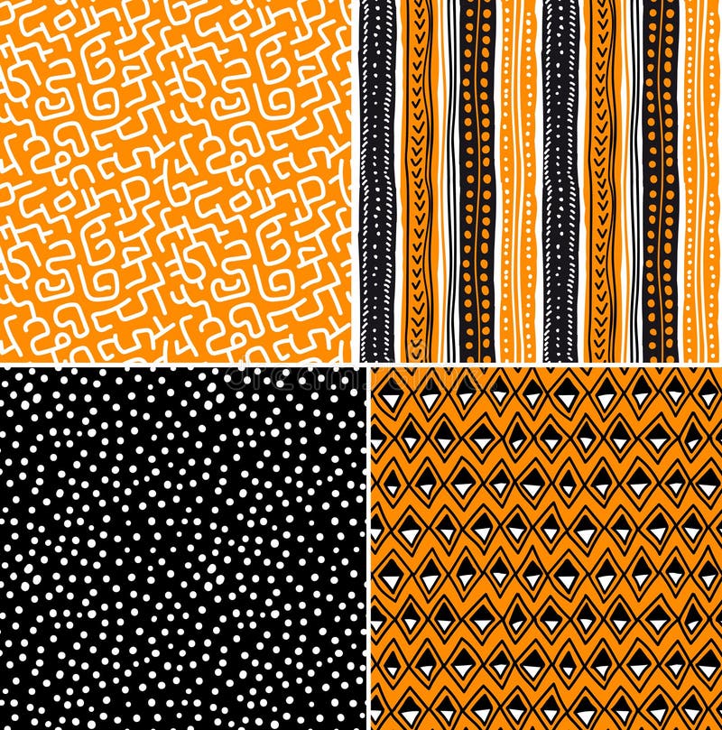 African pattern stock vector. Illustration of element - 46911685