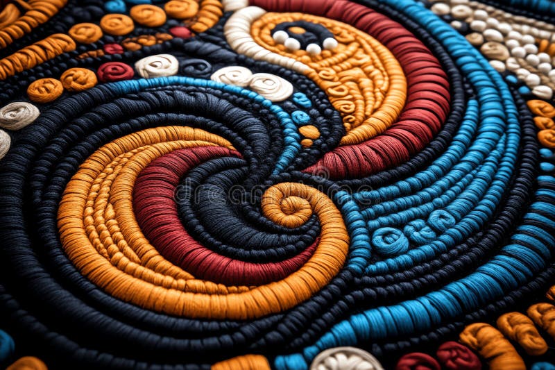 African Pattern, Intricate Labyrinths, Endless Paths Reflect the ...