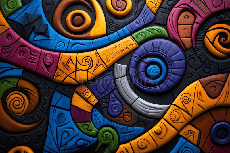 African Pattern, Rhythmic Designs, Visual Music Create a Sense of ...