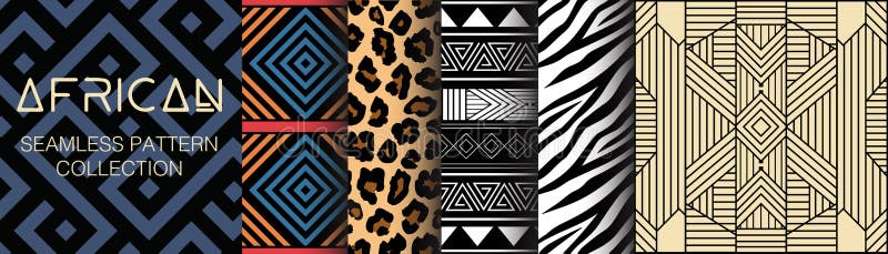 African Inspired Textile Patterns Stock Illustrations – 45 African ...