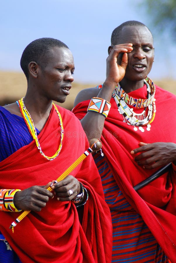 African People from Masai Tribe Editorial Stock Photo - Image of male ...