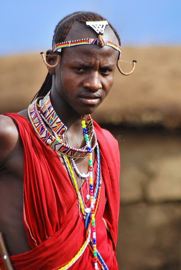 African People from Masai Tribe Editorial Image - Image of male ...