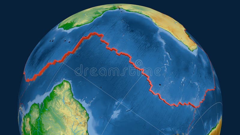 African Plate Extruded - Physical Stock Illustration - Illustration of ...