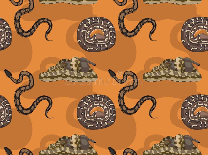 Snake Royal Python Cartoon Vector Illustration Stock Vector ...